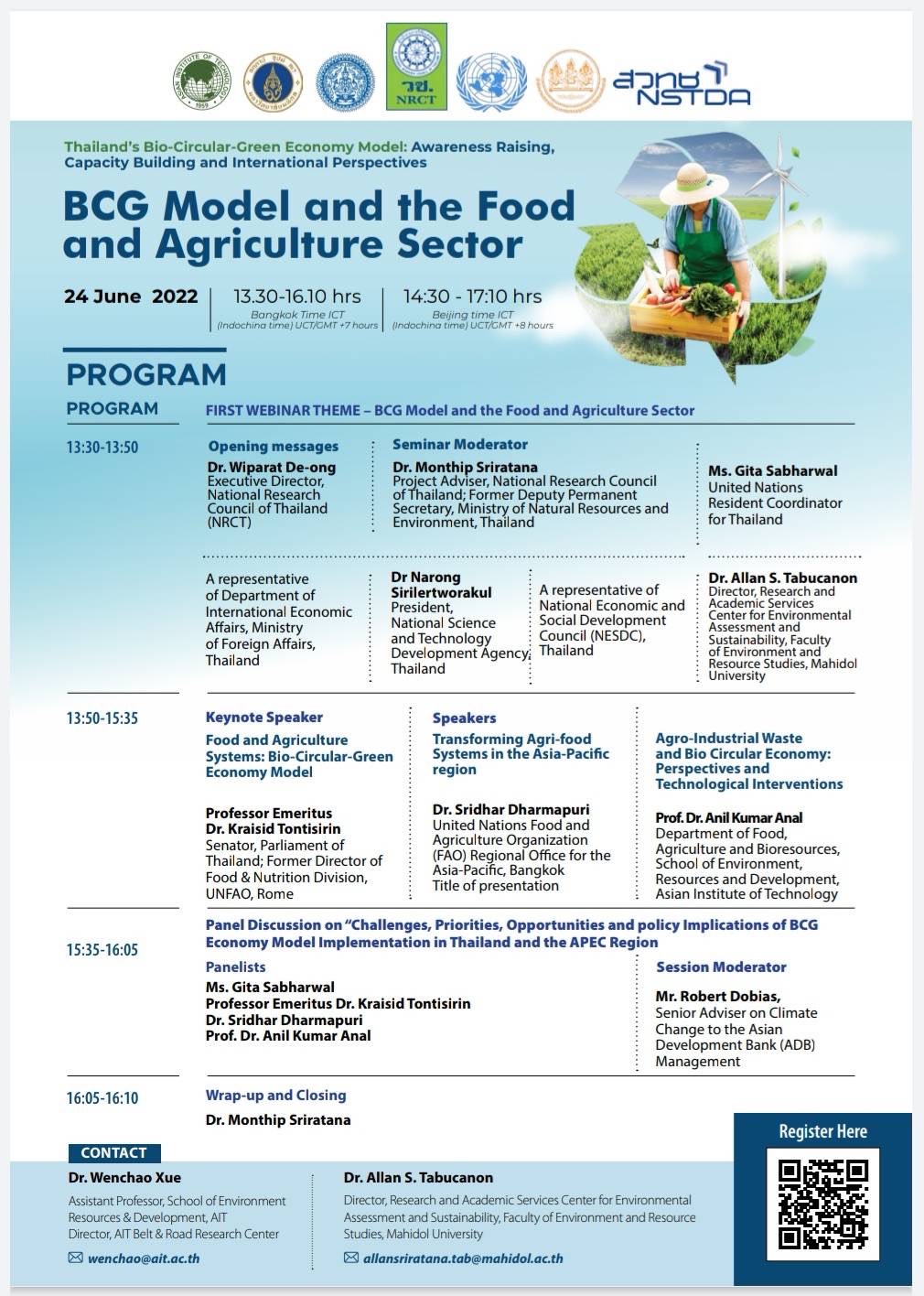 Seminar on Thailand’s Bio-Circular-Green Economy Model: Awareness ...